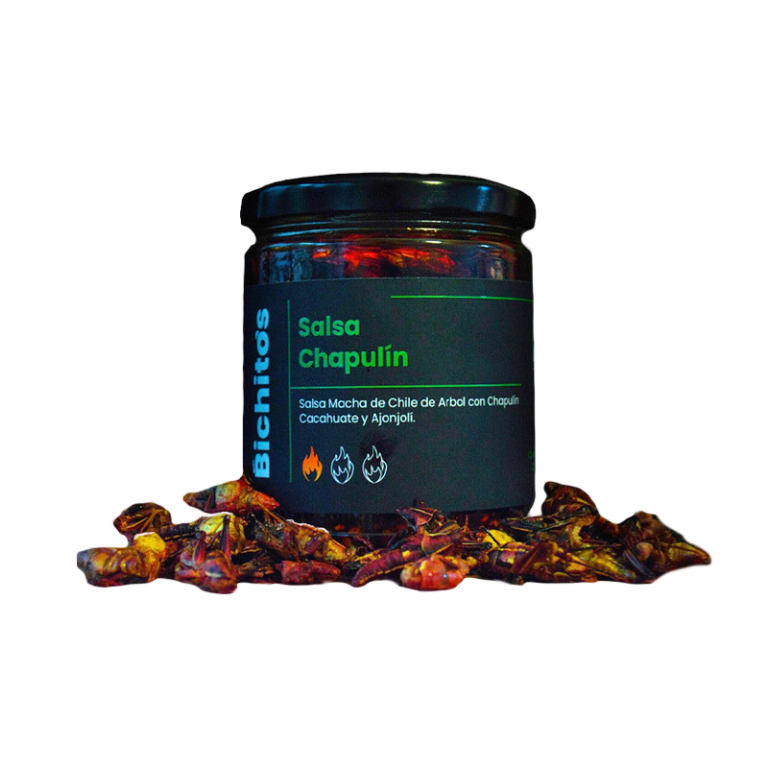 Ingredienta | Salsa > Salsa Macha de Chile de Árbol con Chapulín